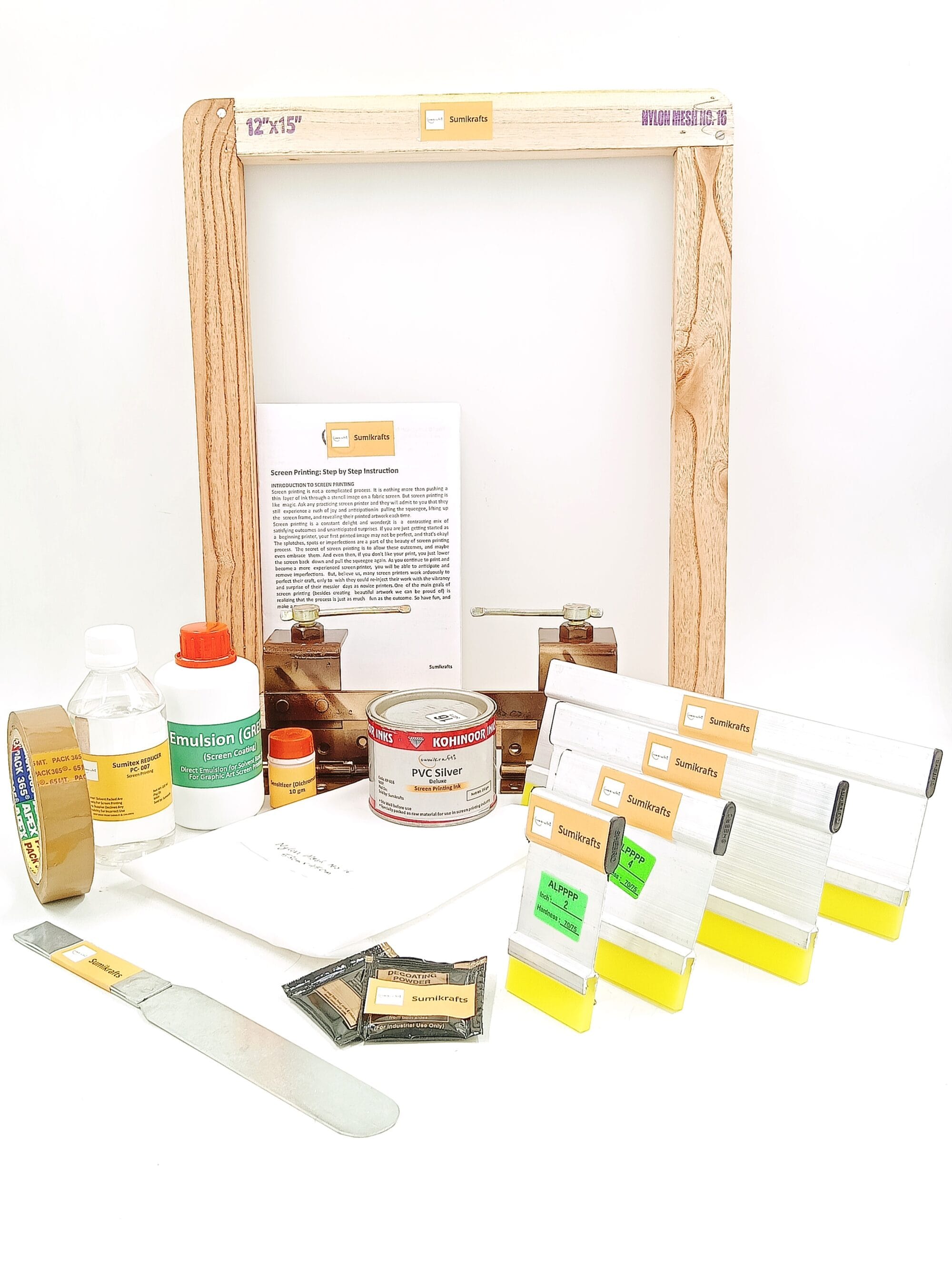 screen printing kit Sumikrafts.in sumikrafts